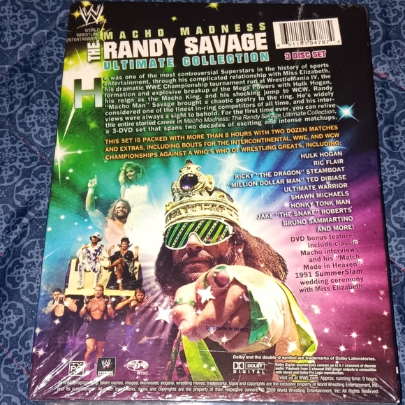 WWE | Media | New 209 Wwe Macho Man Randy Savage 3 Dvd Box Set Vintage ...